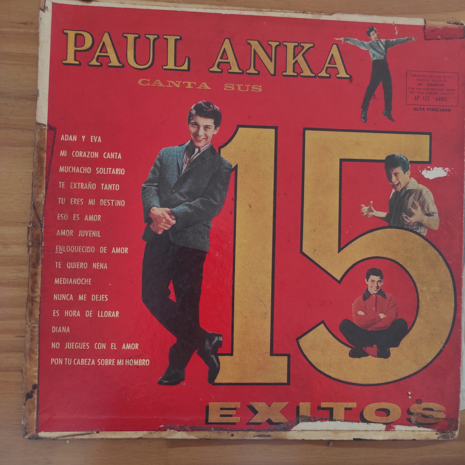 Paul Anka – Canta sus 15 exitos – Vader Records